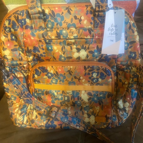 lug | Bags | Lug Canter Backpack Tote Bag New With Tags Beautiful For ...